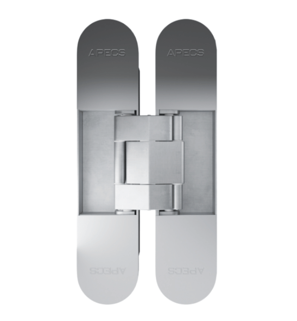 APECS 3D 60 Concealed Hinges - 3D Adjustable Security Door Hardware (Pair) – unikdoors.co.uk