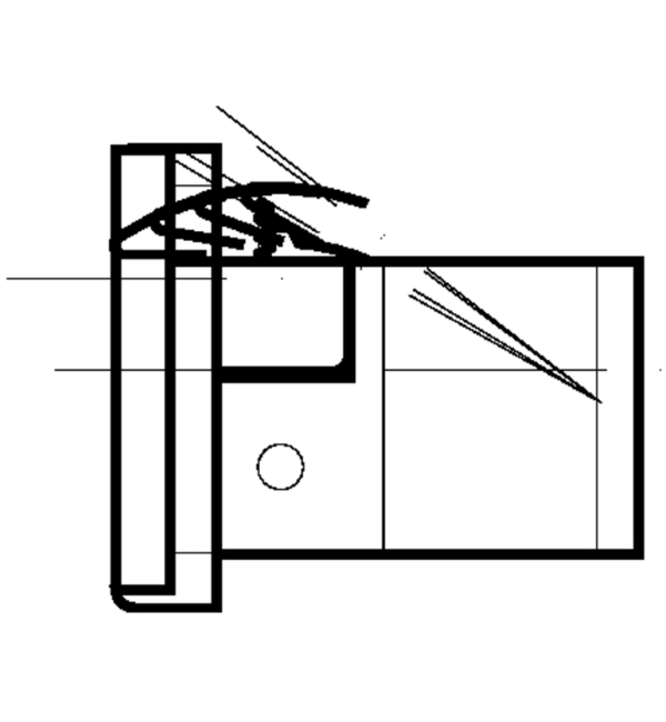 Schuco 239546 Radius Strike for ADS – unikdoors.co.uk