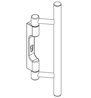 Schuco 279776 HEWI Push Handle Half Kit - With Pull Function DIN Right ...