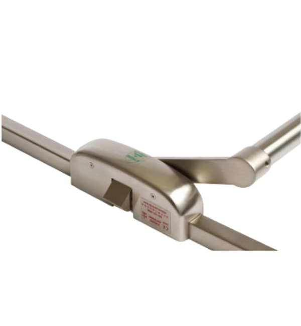 Alpro PH3500320 - Single Point Panic Latch Silver EPS – unikdoors.co.uk