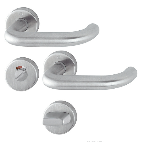 HOPPE Paris Bathroom/WC Handle 3784681 Set SecuSan Stainless Steel Int ...