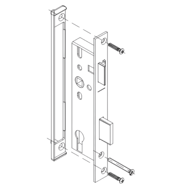 Schuco 241257 Panic latch and bolt lock used in Schuco ADS – unikdoors ...